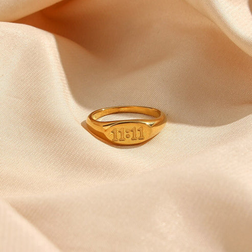11:11 Signet Ring – Pineal Vision Jewelry