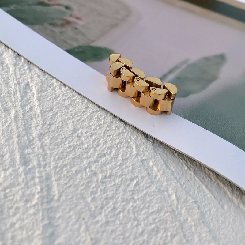 Watch Link Ring Band – Pineal Vision Jewelry